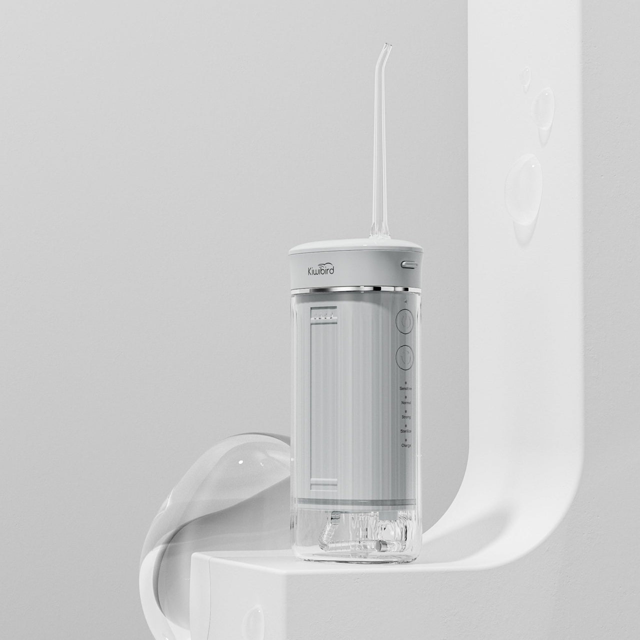 KIWIBIRD C1 Portable Water Flosser – 3 Modes, UV Sanitization, 30-Day Battery